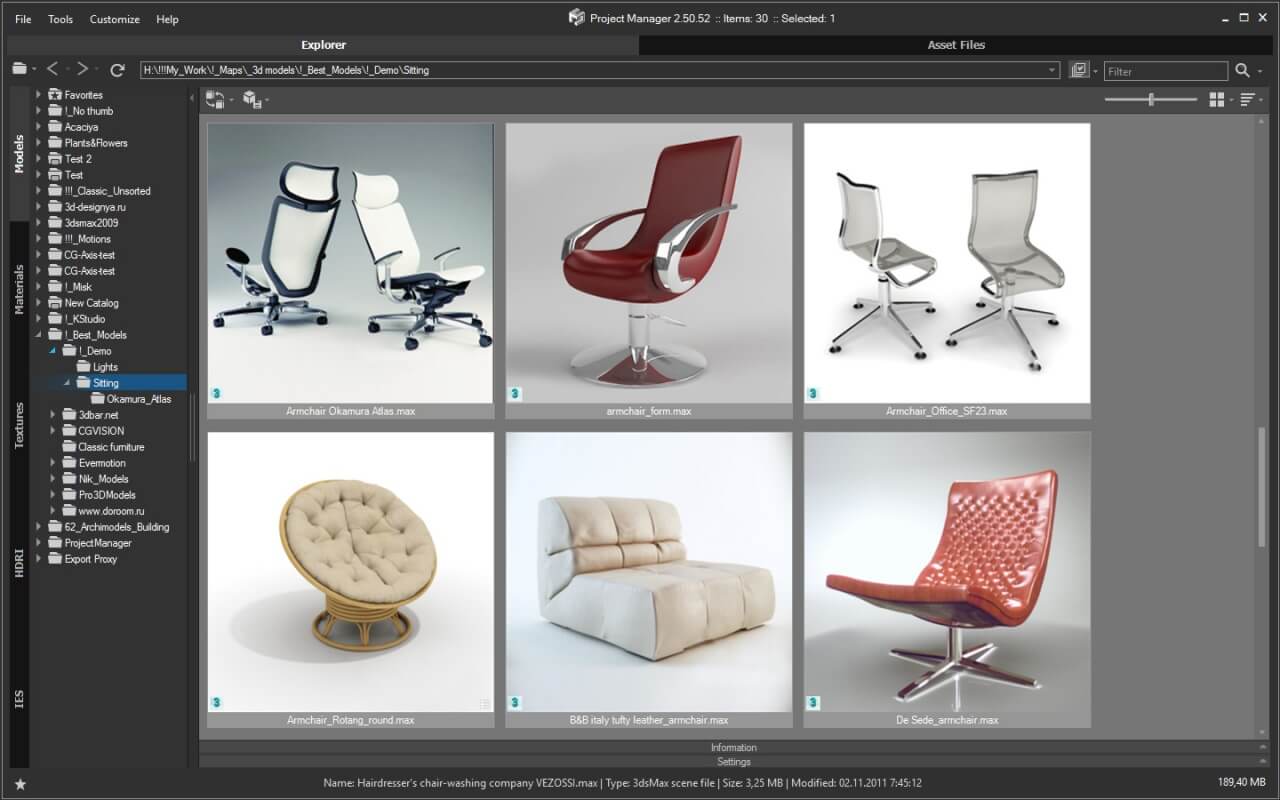 Project Manager - Asset Browser | Kstudio - 3Ds Max Plugins