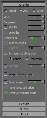 Edge Chamfer-Extrude - 3ds Max Plugin | Kstudio - 3Ds Max Plugins