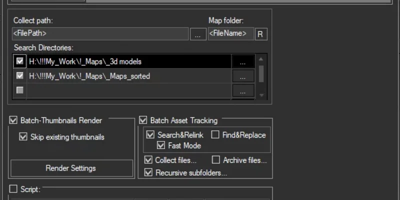 Batch Render&Relink | Kstudio - 3Ds Max Plugins