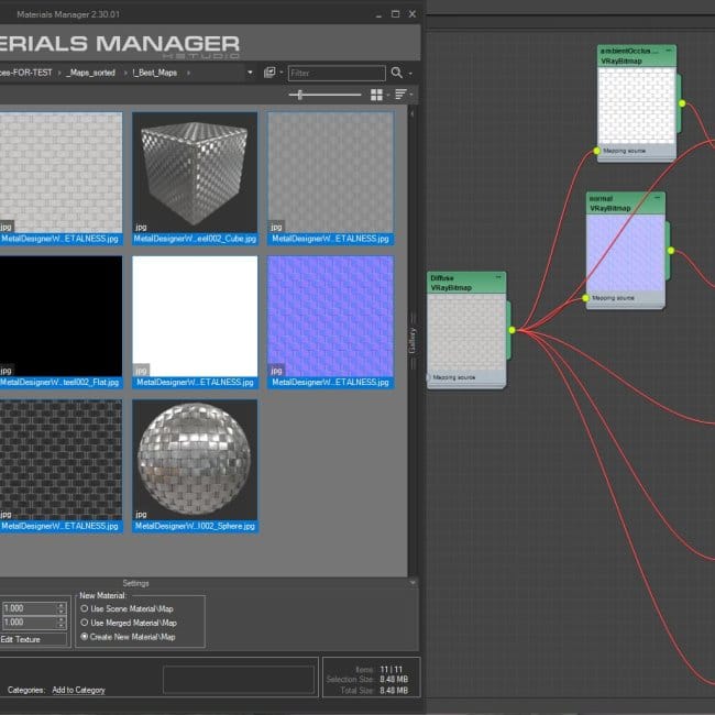 Materials Manager | Kstudio - 3Ds Max Plugins