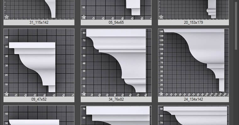 Sweep Profile Shapes vol.2 | Kstudio - 3Ds Max Plugins