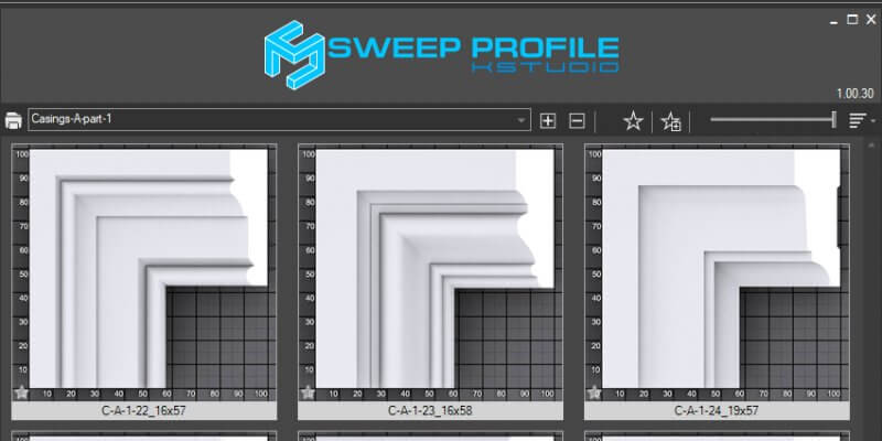 Sweep Profile Casing-A 1 | Kstudio - 3Ds Max Plugins