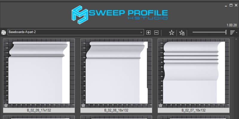 Sweep Profile Baseboards-A 2 | Kstudio - 3Ds Max Plugins