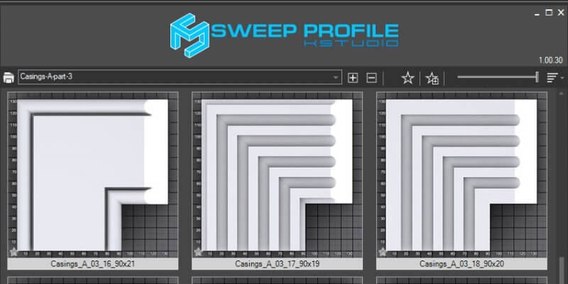 Sweep Profile Casings-A 3 | Kstudio - 3Ds Max Plugins
