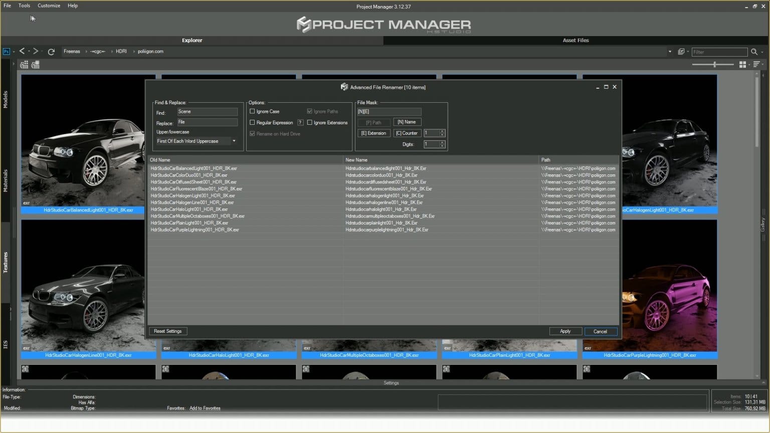 Project Manager - Asset Browser | Kstudio - 3ds Max Plugins