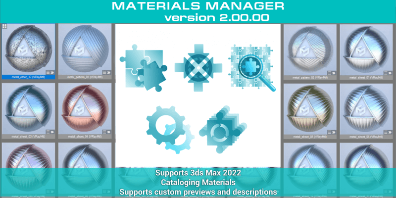 Materials Manager v.2.00.00 | New version of Material Libraries Browser ...