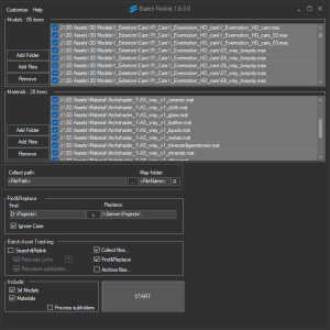 Batch Relink 3D Files (Application) | Kstudio - 3ds Max Plugins