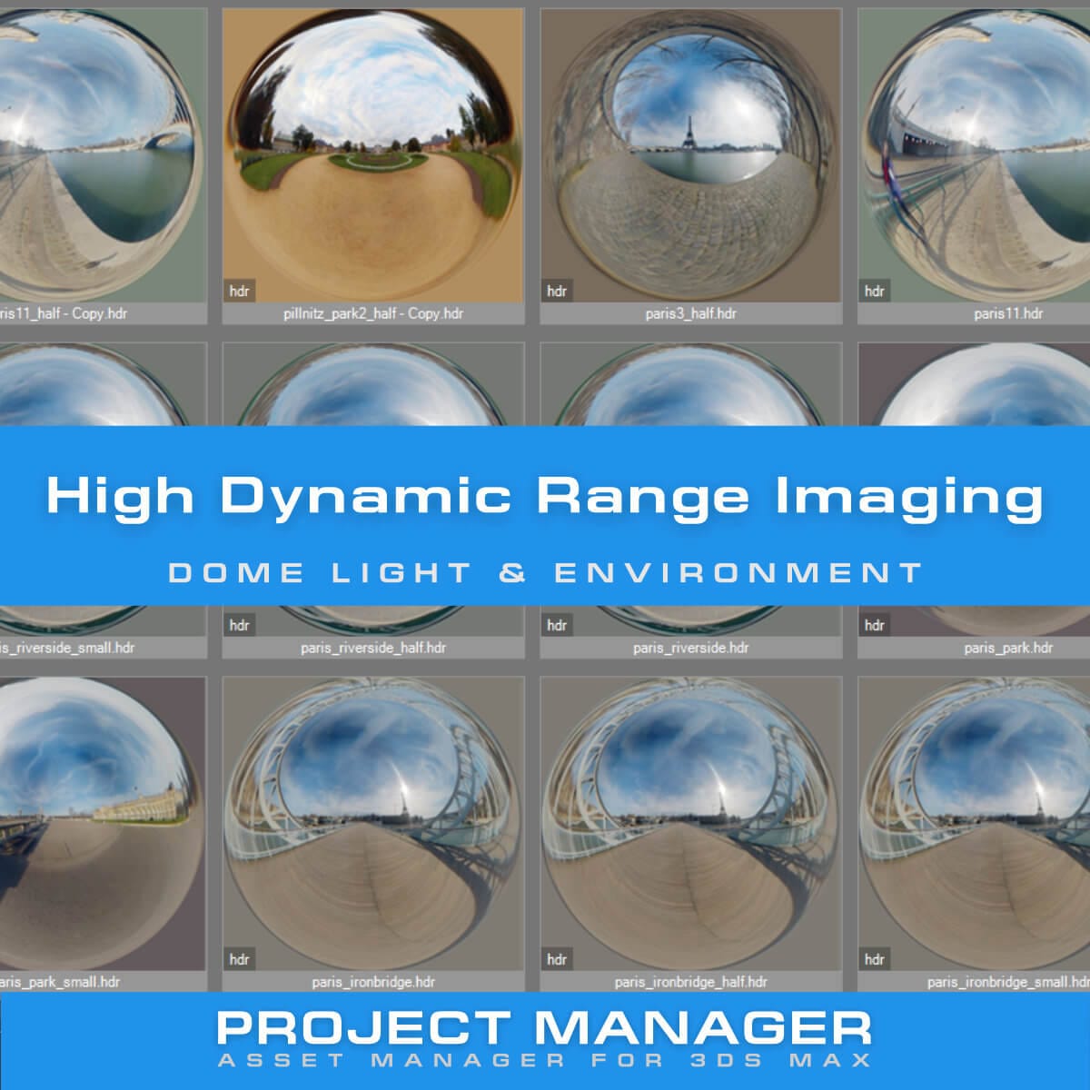 Image-Based lighting using HDR with Project Manager | Kstudio - 3ds Max ...