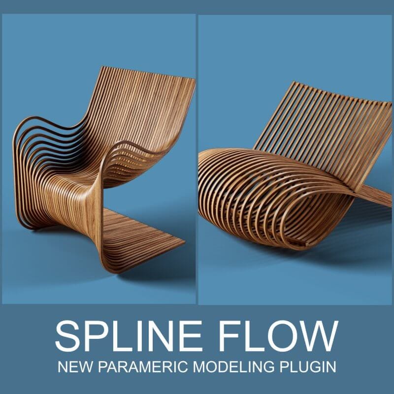 Spline Flow - Parametric Spline Modeling | Kstudio - 3Ds Max Plugins