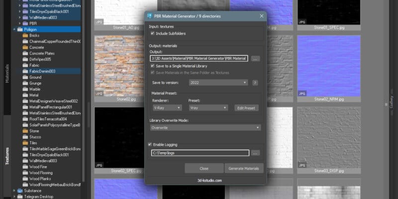 Project Manager Add-ons - 3ds Max | Kstudio - 3Ds Max Plugins